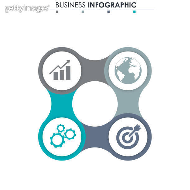 Business data. Process chart. Abstract elements of graph, diagram with ...