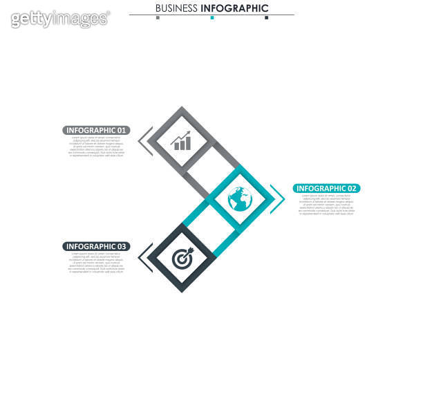 Business data. Process chart. Abstract elements of graph, diagram with ...