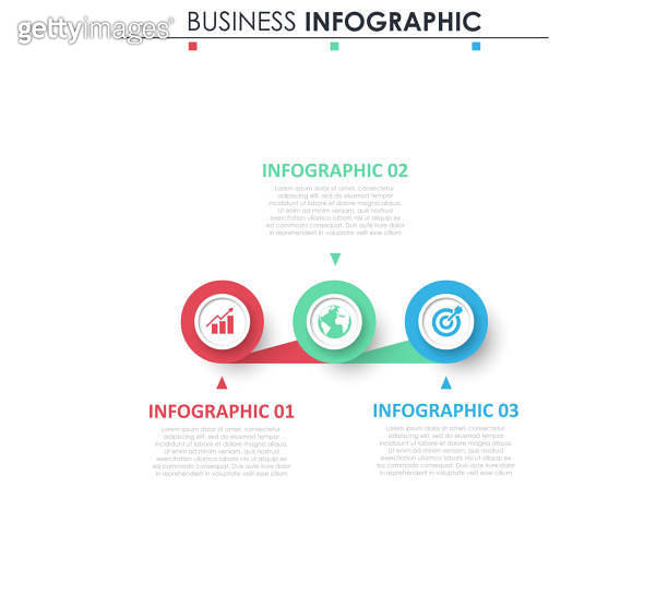 Business data. Process chart. Abstract elements of graph, diagram with ...