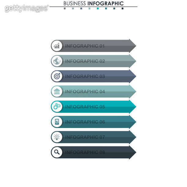 Business data. Process chart. Abstract elements of graph, diagram with ...