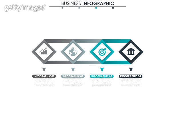 Business data. Process chart. Abstract elements of graph, diagram with ...