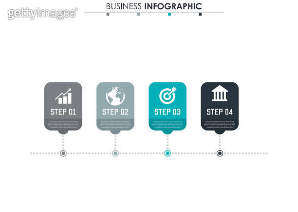 Business data. Process chart. Abstract elements of graph, diagram with ...