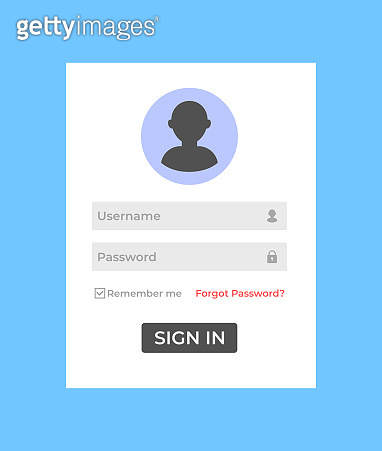 Login web user page mock username template subscribe submit style ...