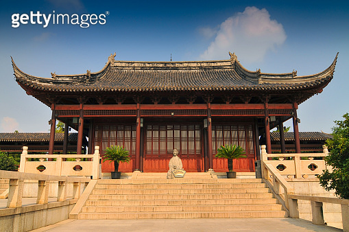 View on Pan Gate, (Pan Men, or Panmen) a historical landmark in Suzhou ...