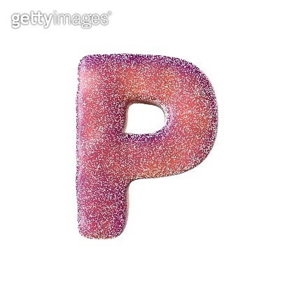 Red sour candy letter P Isolated on white background 이미지 (1011827606 ...
