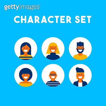 People group character icon set modern design 이미지 (903858180) - 게티이미지뱅크