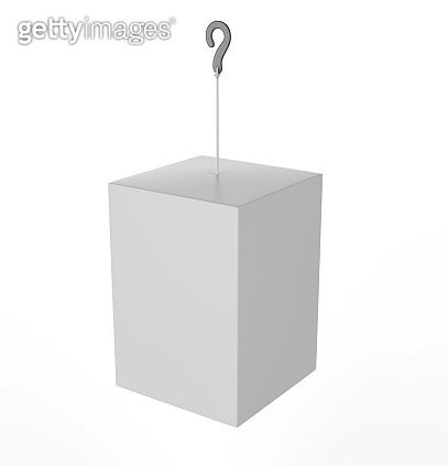 Blank Advertising PVC Promotional cube Dangler And Hanging box For ...