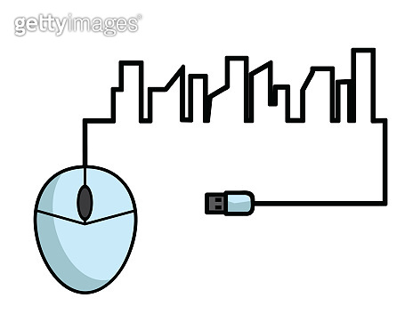 click city cartoon illustration , cartoon design style 이미지 (928222872) - 게티이미지뱅크