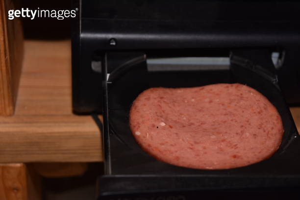 strange use of food Concept , Salami sausage in a disk drive 이미지 ...