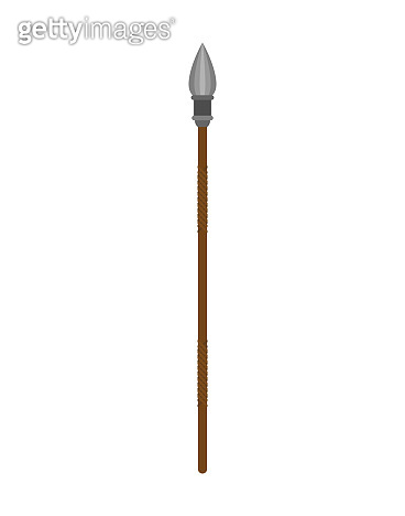 Spear isolated. pole weapons. lance isolated. Battle shaft 이미지 ...