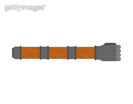 Battering ram iron fist isolated. Wall Mounted tool machine 이미지 ...
