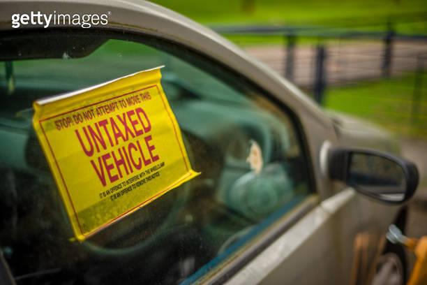 Untaxed And Clamped Car (1015016570) - 게티이미지뱅크