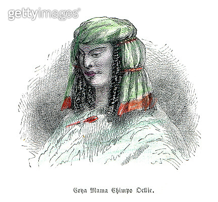 Inca Coya Mama Ocllo Coya 15th century (1025942144) 일러스트, 무료 일러스트 - 게티이미지뱅크