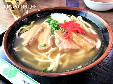 Agu pig and Okinawa soba 이미지 (1057181146) - 게티이미지뱅크