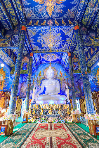 The Blue Temple (Wat Rong Sear Tean) (1030188568) - 게티이미지뱅크