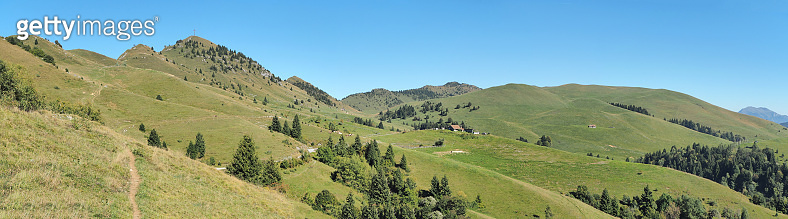 Landscape at the valley of the Farno mountain, Orobie Alps, Bergamo ...
