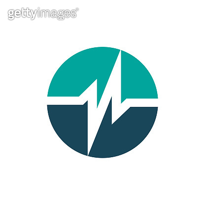 simple pulse circle logo template, Simple Healht Care logo template ...