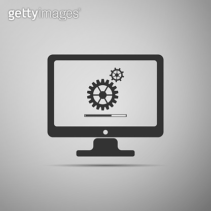 Monitor update process with gearbox progress and loading bar icon on ...