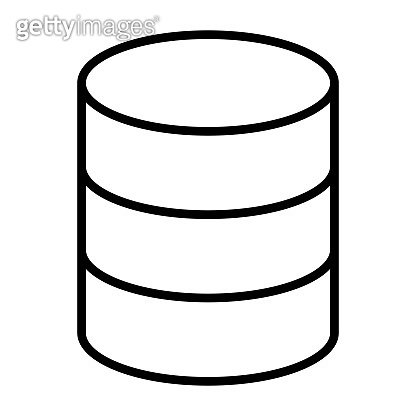 Database Line Icon. Vector Simple Minimal 96x96 Pictogram (909253426 ...