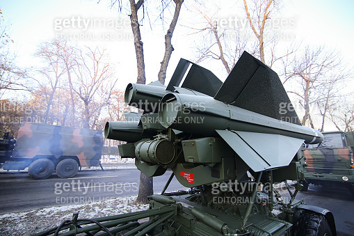 HAWK surface-to-air missile (SAM) system (1077514642) - 게티이미지뱅크