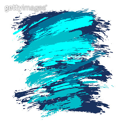 artistic square backdrop, vector with brush strokes various colors, oil ...