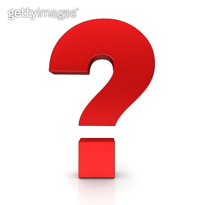 question mark 3d red interrogation point ask sign query symbol help ...