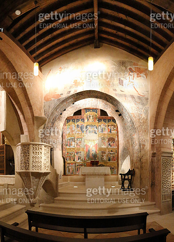 The Romanesque Ermita de la Virgen del Castillo (Castle Virgin Church ...