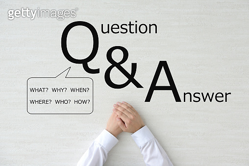 Business concepts, question and answer (1054188052) - 게티이미지뱅크