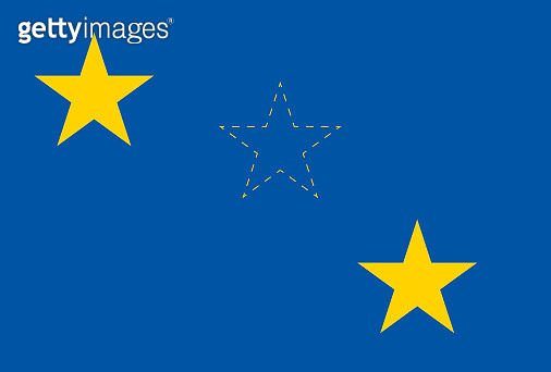 EU flag stars with one star shown missing (944893364) 일러스트, 무료 일러스트 ...