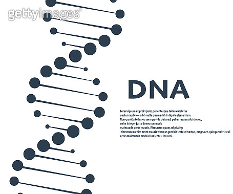Dna vector. Gen symbol illustration Illustration Pictogram of DNA ...