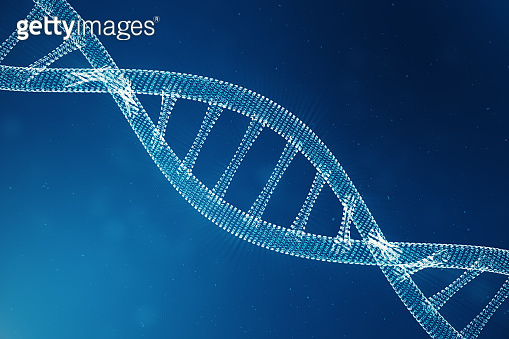 Digital Dna Molecule Structure Concept Binary Code Human Genome Dna 5316