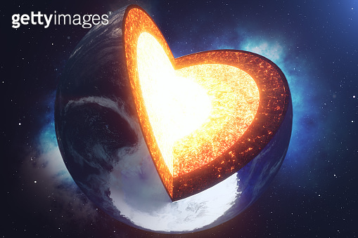 Structure core Earth. Structure layers of the earth. The structure of ...