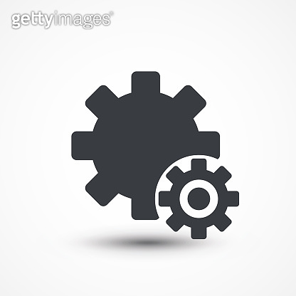 Cog icon gears., JPEG, Picture, Image, Logo, Sign, Design, Flat, App ...