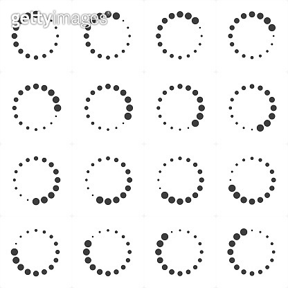 Loading or preloaders icon set. (961959760) 일러스트, 무료 일러스트, 아이콘, 무료 아이콘 ...