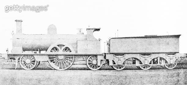 Wolverton Bloomer Engine "Torsh" class steam train (916468458) - 게티이미지뱅크