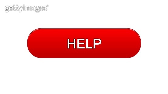Help web interface button red color, support online, assistance ...