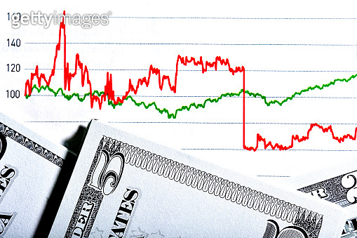 Business economic graph 이미지 (957990744) - 게티이미지뱅크