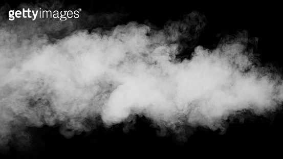 White Smoke on Black Background 이미지 (1087654280) - 게티이미지뱅크