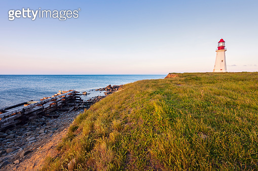 Low Point Lighthouse in Nova Scotia 이미지 (918675126) - 게티이미지뱅크