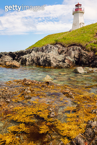 Gabarus Lighthouse in Nova Scotia (874602536) - 게티이미지뱅크