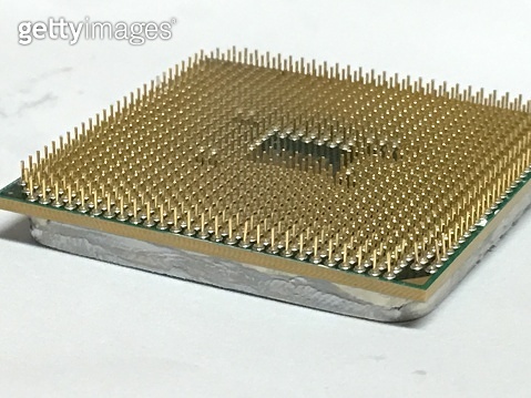 Computer Chip white background (894603450) - 게티이미지뱅크