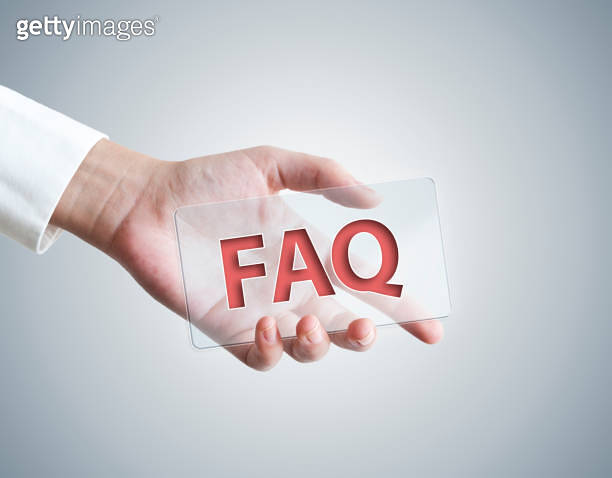 FAQ / Touch screen concept (Click for more) 이미지 (1031184968) - 게티이미지뱅크