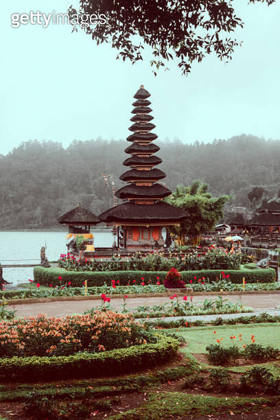 Pura Ulun Danu Beratan the Floating Temple in Bali, Indonesia ...