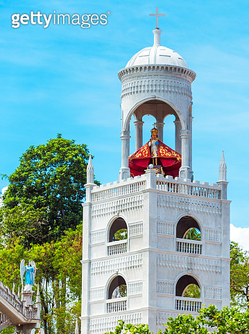 The Catholic Simala Shrine in Sibonga, Cebu, Philippines. Vertical. 이미지 ...