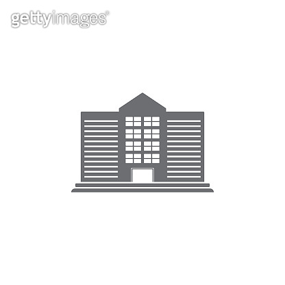 public building icon. Simple element illustration. public building ...