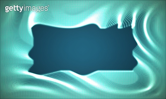 Vector abstract glowing point noise blue background. Array of shining ...