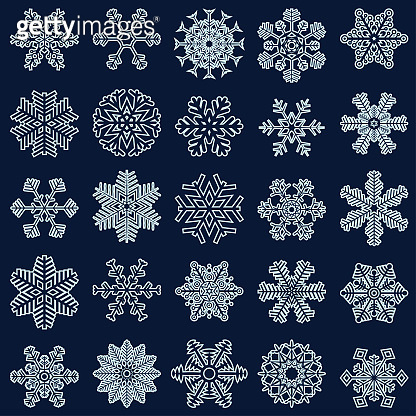 collection of snow stars 이미지 (914454598) - 게티이미지뱅크