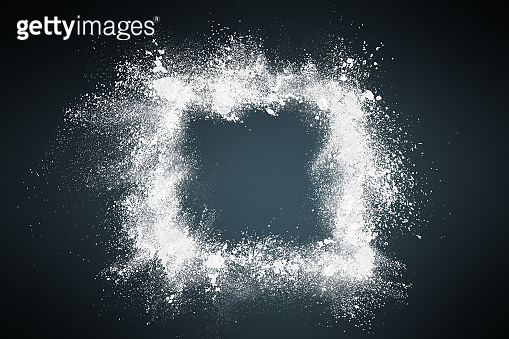 Abstract dust explosion frame background 이미지 (1050454186) - 게티이미지뱅크