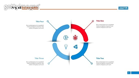 Four Aspects Circle Diagram Slide Template 이미지 (909436682) - 게티이미지뱅크