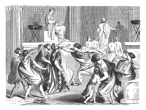 Assassination of Philip II of Macedon (382-336 BC) (1063691288) 일러스트 ...